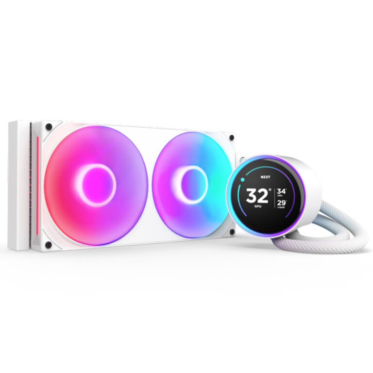 NZXT Kraken Elite 280 RGB V2 vodeno hlađenje belo (RL-KR28E-W2) – Digitall